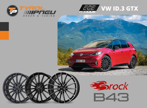 VW ID.3 GTX ECE Felge – Eintragungsfrei | Tyrol Pneu